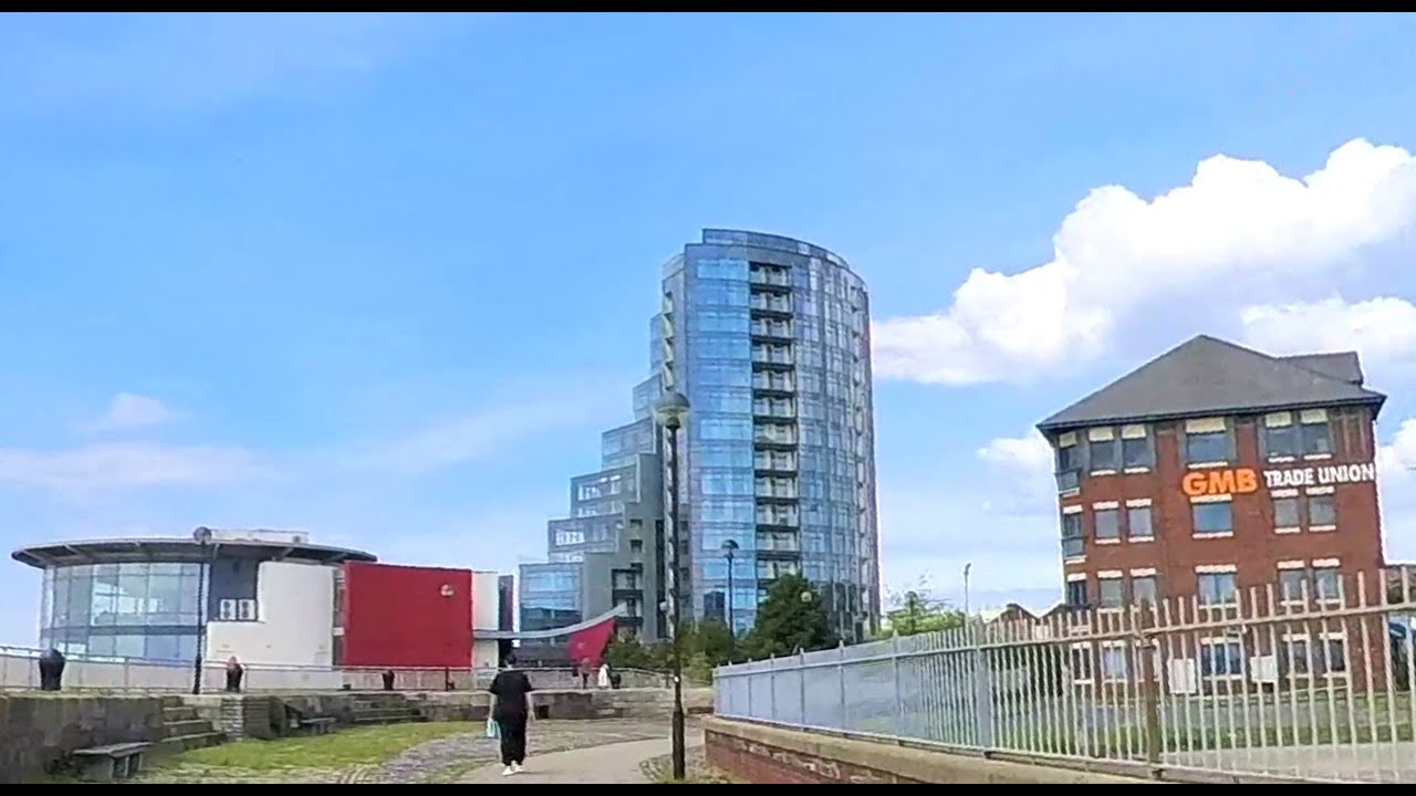 Liverpool - Otterspool to Marina - Trans Pennine Trail - YouTube
