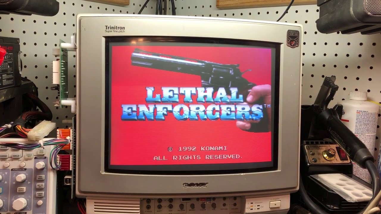 Lethal enforcers board with new sound module - YouTube