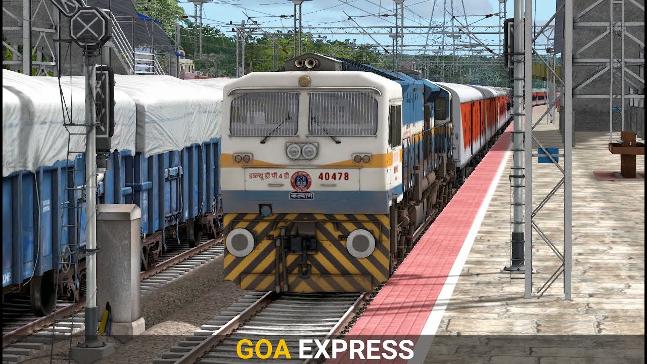 12780 Goa Express | Train Simulator | SWRV1 Goa - Karnataka | Indian ...