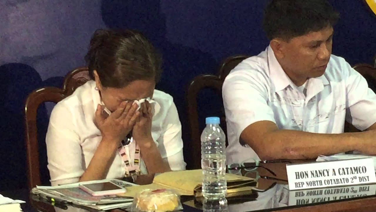 Nancy catamco crying - YouTube