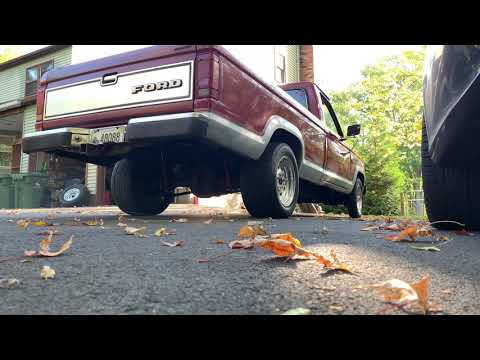 1987 Ford Ranger V8 302 swap cold start - YouTube