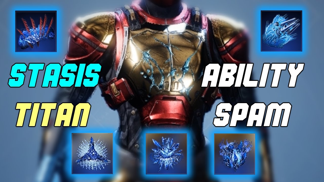 Destiny 2 Stasis Titan Build | Enemy Clear, Diamond Lance, Ability Spam ...