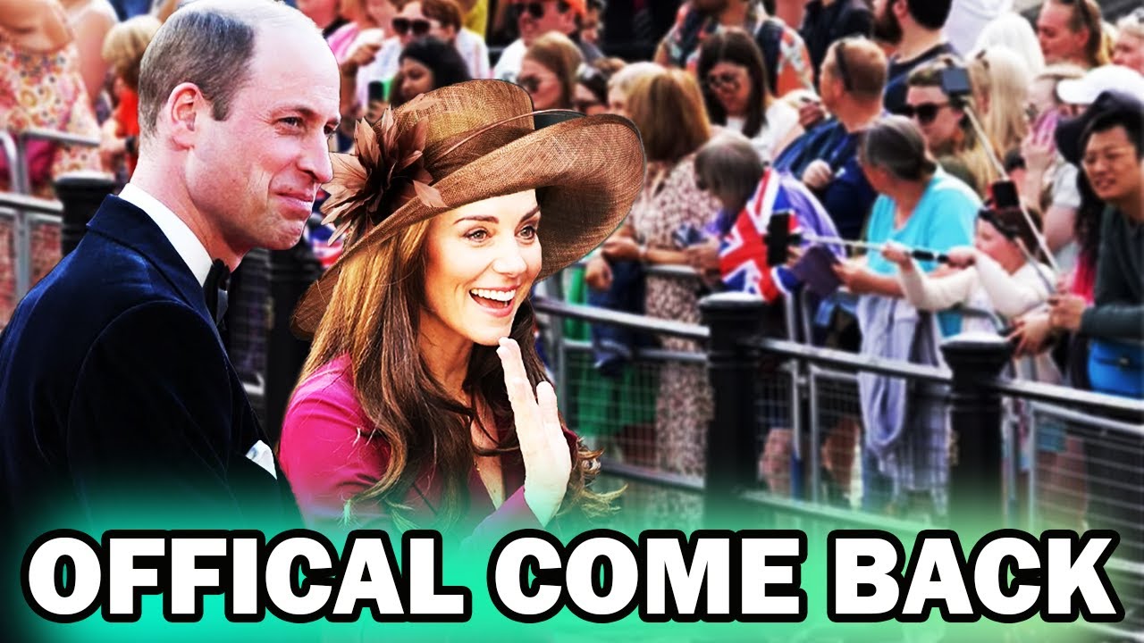 PALACE IN CHAOS! William Choked Up Witnessing Catherine Back At Work ...