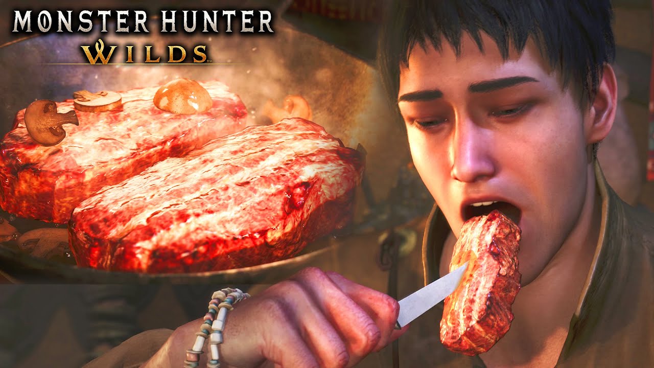 MONSTER HUNTER WILDS Cooking Animation Scene - YouTube