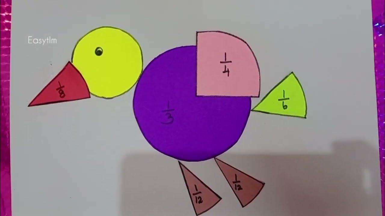 Fraction Bird l Maths Assinment l Easy Tlm l Maths Fraction #maths # ...