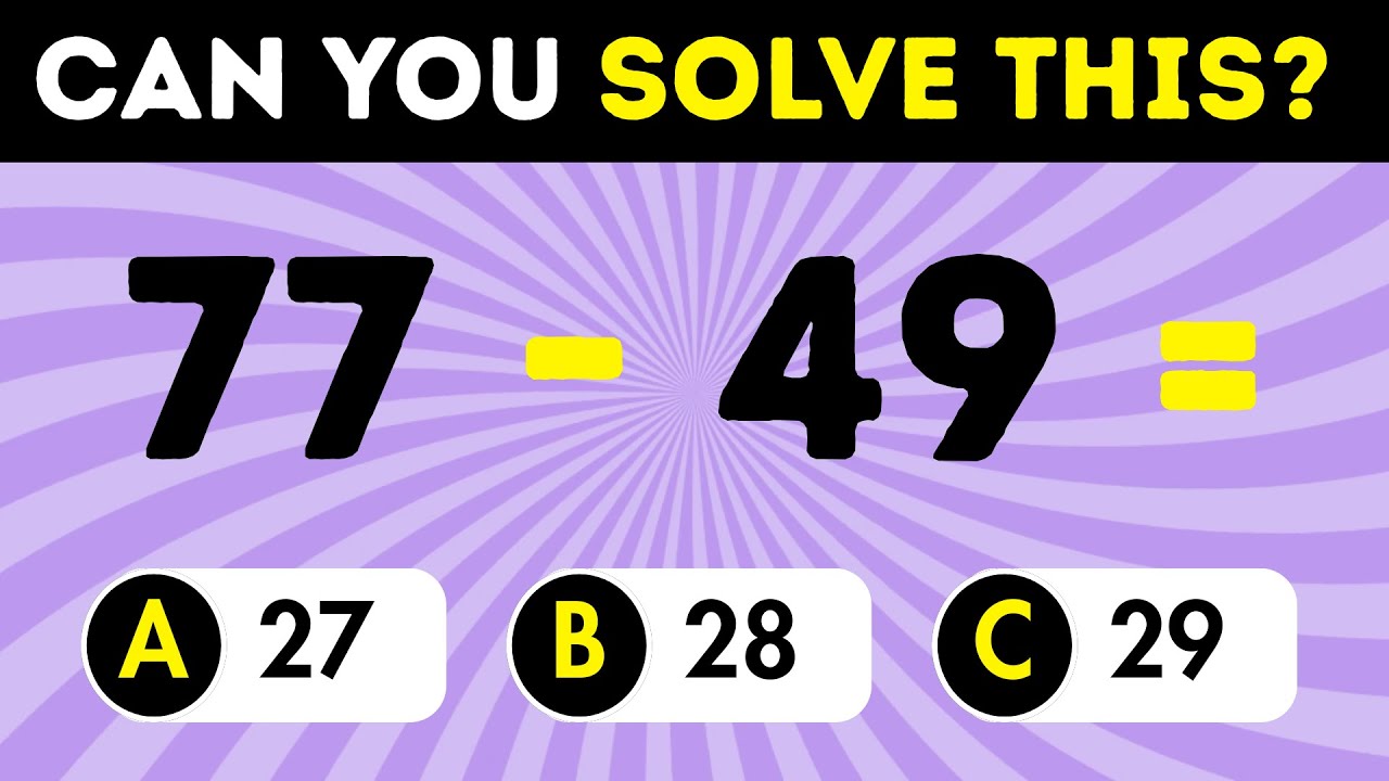 15 2-Digit Subtraction Quiz Exercises | Arc's Math Playground - YouTube
