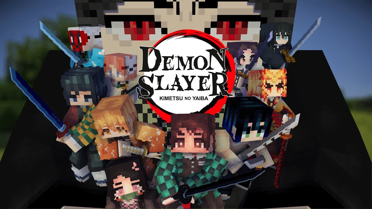 ME ENFRENTÉ a TODAS las LUNAS SUPERIORES en MINECRAFT 😱 | Demon Slayer ...