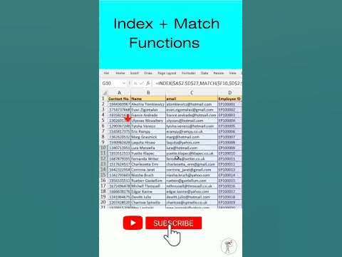 Index + Match Function | ExcelGyan_01| #shorts #viral #reels #excel #Index #Match #shortvideo 🤫🤫 ...