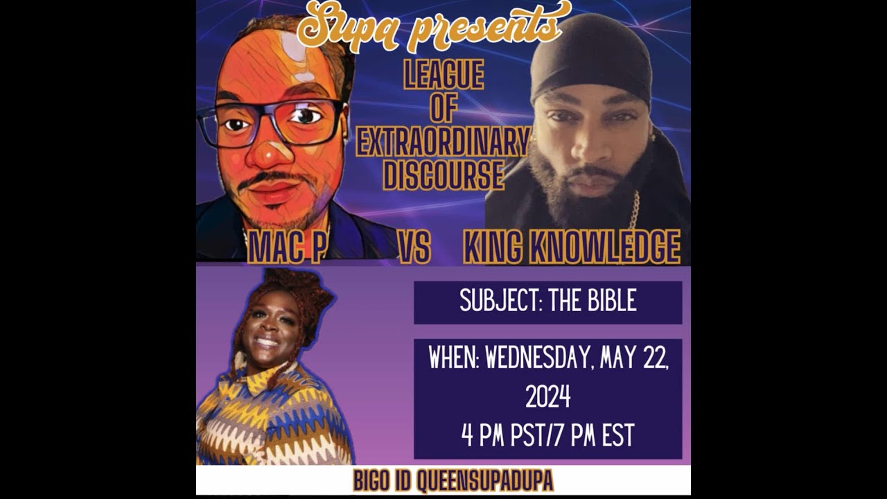King Knowledge vs Mac P debate on Bigo - YouTube