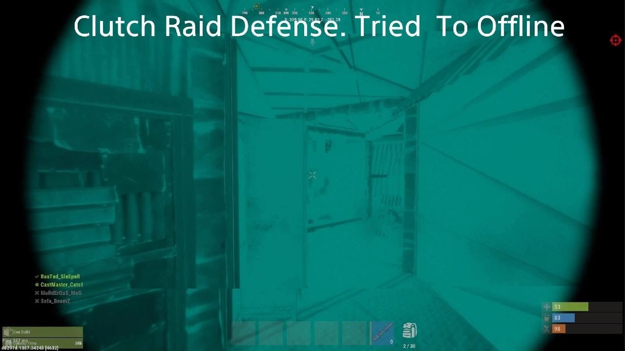 Rust Console Edition - Raid Defense! - YouTube