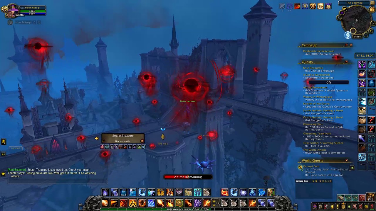 Parasol Peril World Quest WoW Shadowlands - YouTube