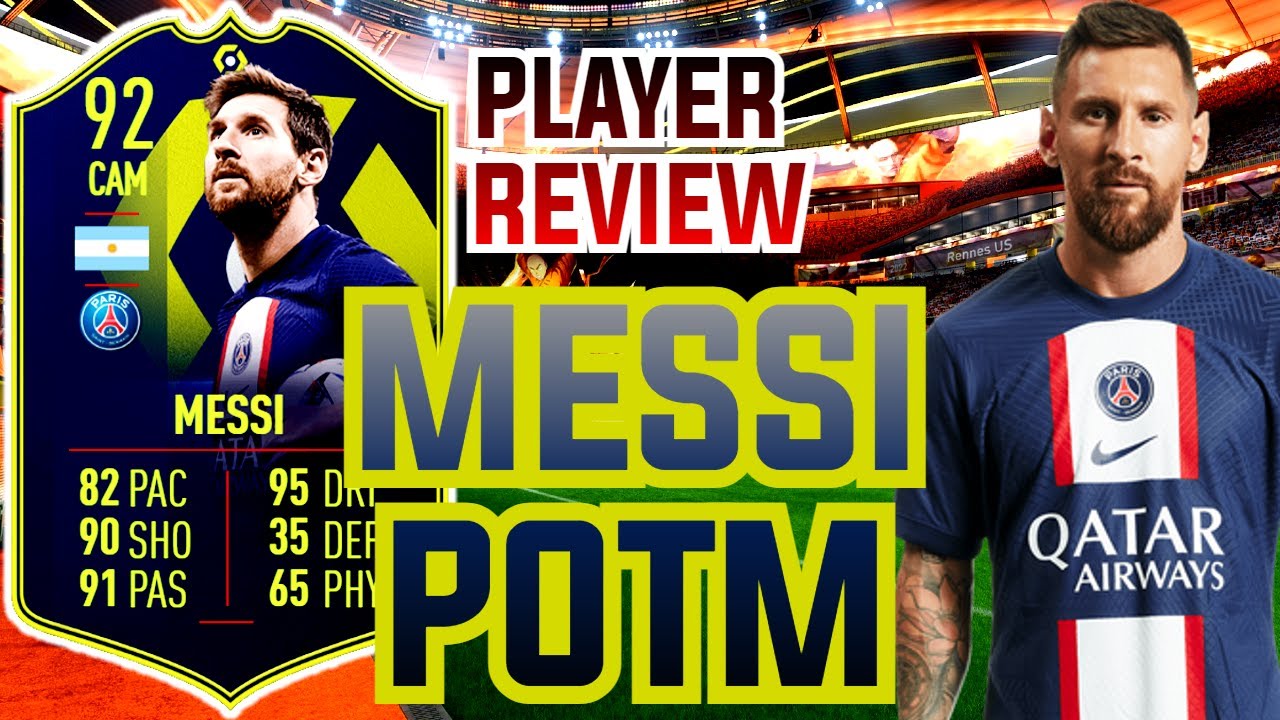 REVIEW MESSI POTM DE LA LIGUE 1 | EL MEJOR MCO DE FIFA 23 | MESSI POTM ...