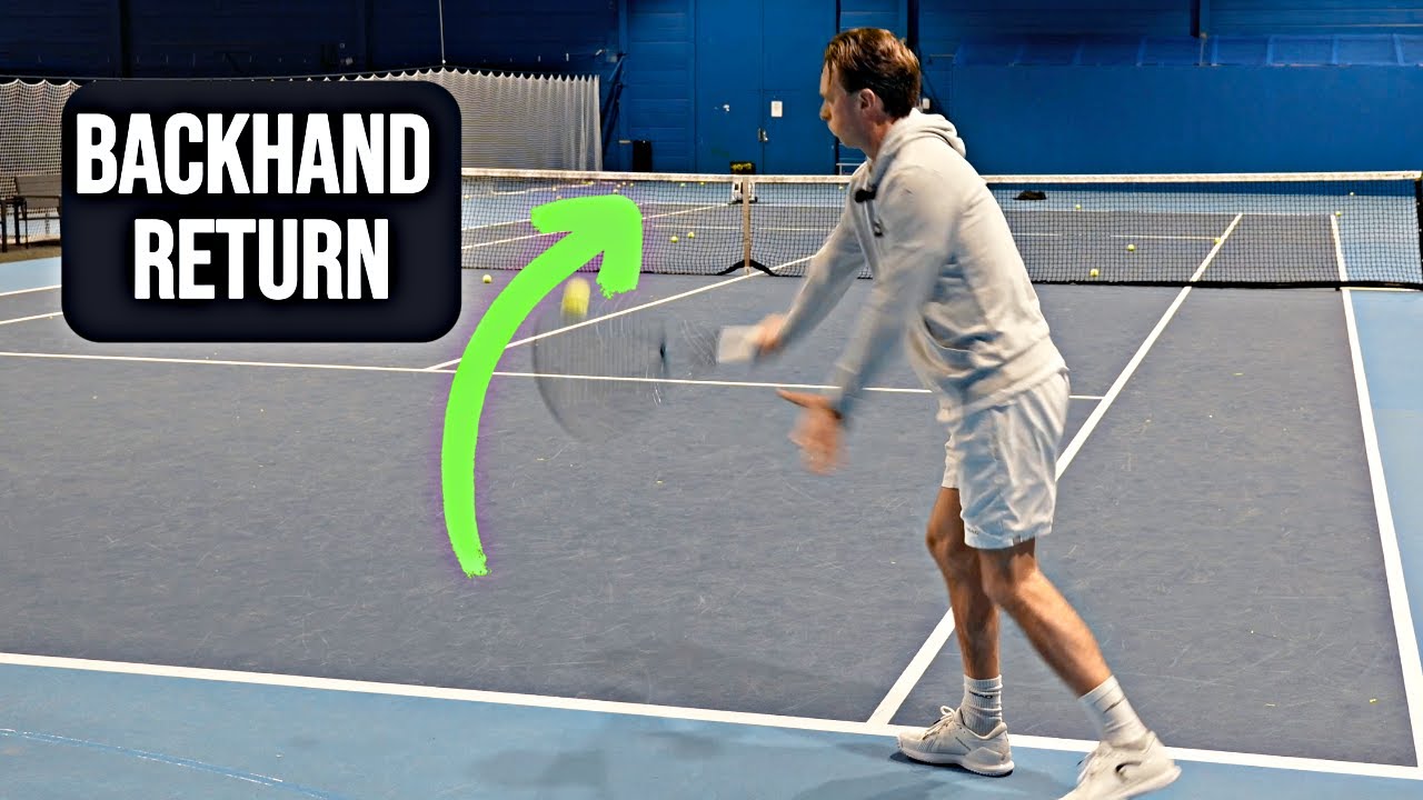Backhand Cross Court Return | The Technique You're Missing - YouTube