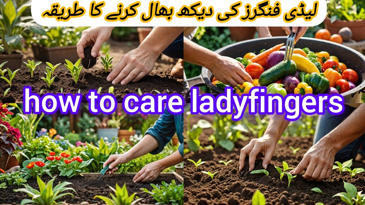 GROW LADIES FINGERS PLANTS LIKE A PRO | How to care Okra Plants | How ...