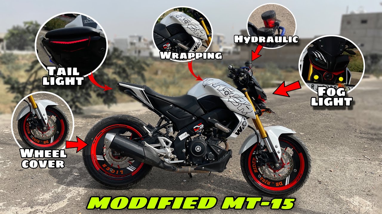 Fully Modified Yamaha Mt15 v2 | Total Cost ? - YouTube