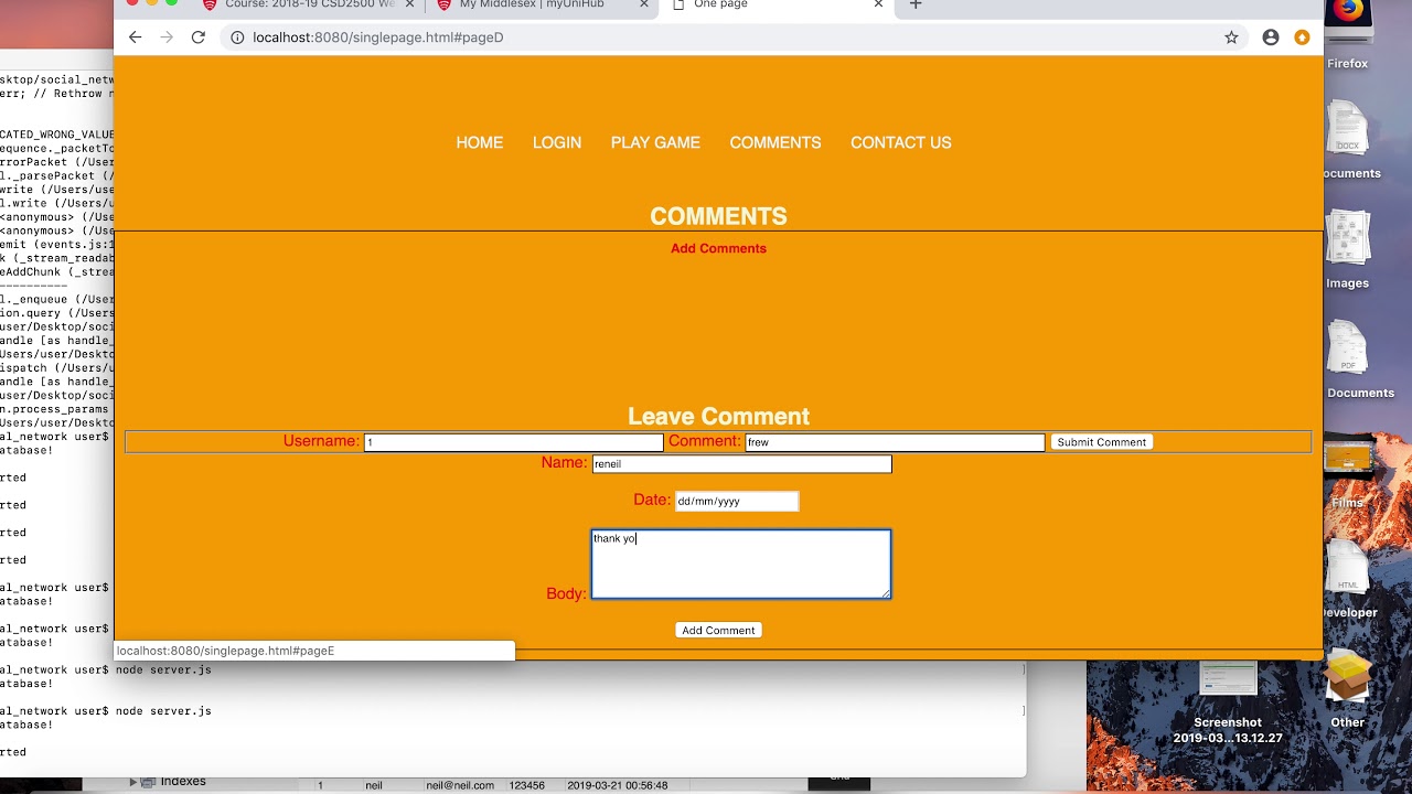 create and display post - YouTube