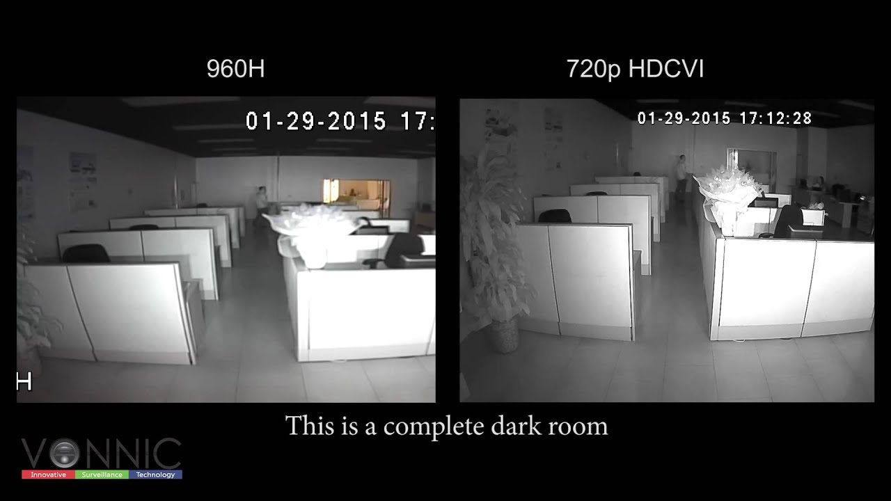 Analog 960H vs. HDCVI 720p - Indoor Night - YouTube