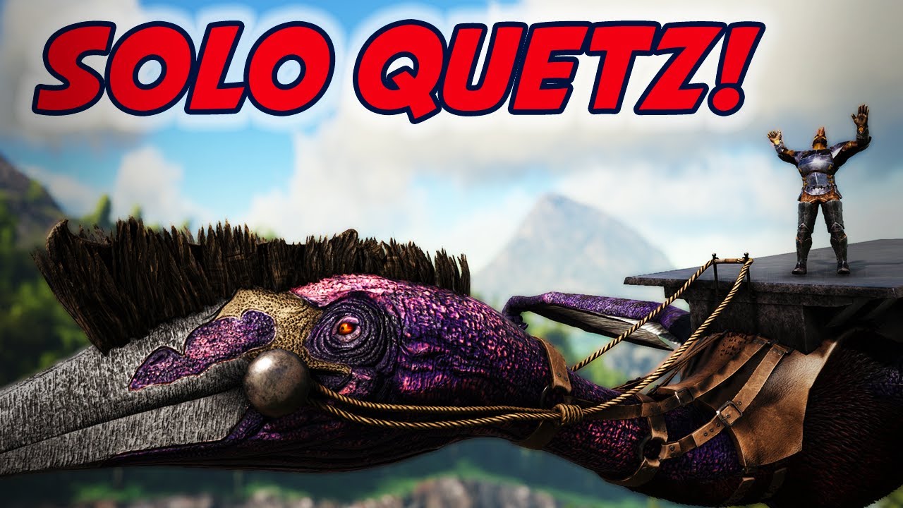 Solo Taming A Quetz | Soloing The Ark | #ArkSurvivalEvolved # ...