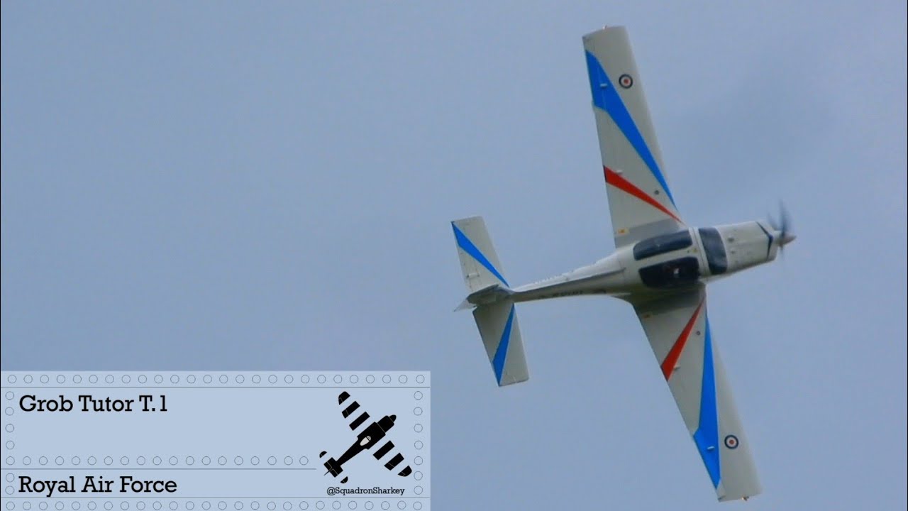 Energy Management Perfection! Grob Tutor T.1 RAF Display Team | 4K ...