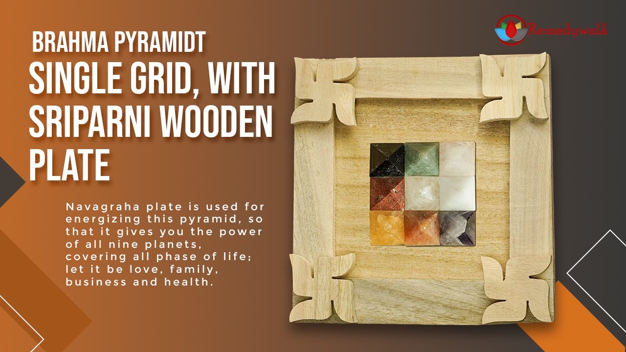 📿 Introducing Brahma Pyramid Grid on Sriparni Wooden Plate! | Remedywala - YouTube