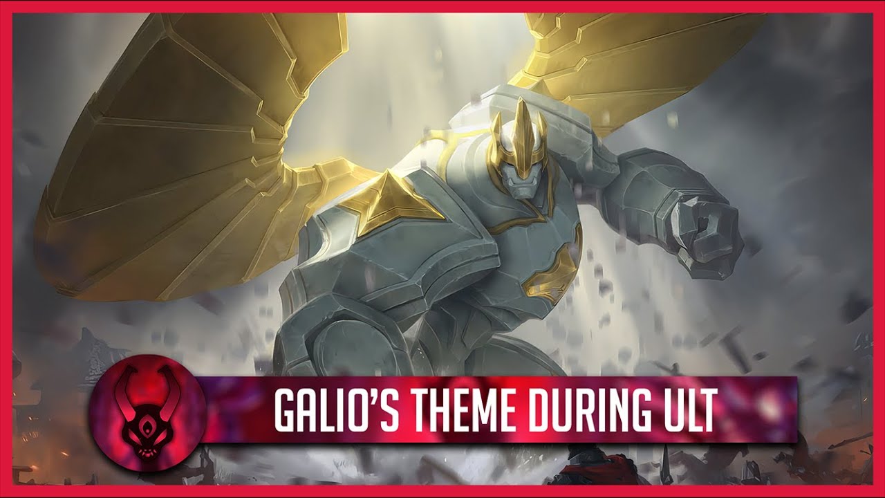 Galio's theme plays during ultimate - Mod preview - YouTube
