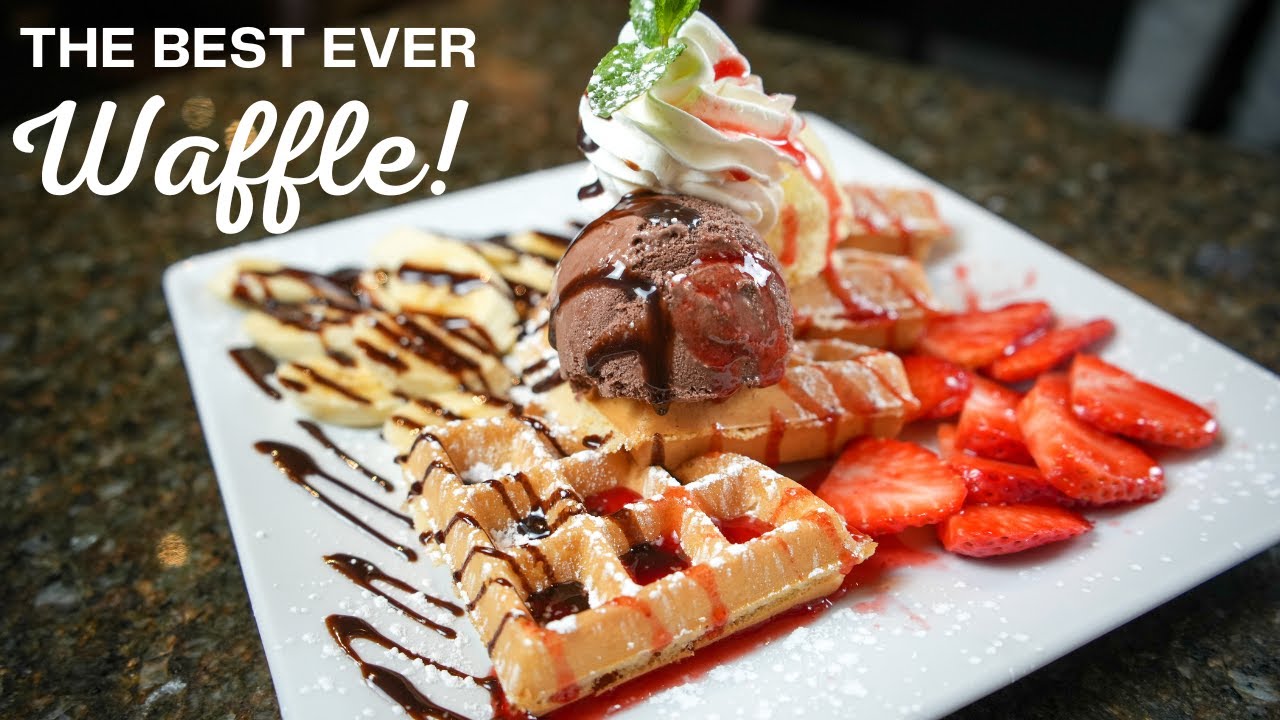 Never Tasted a Better Waffle! Food Experience @ SYMPOSIUM CAFE # ...