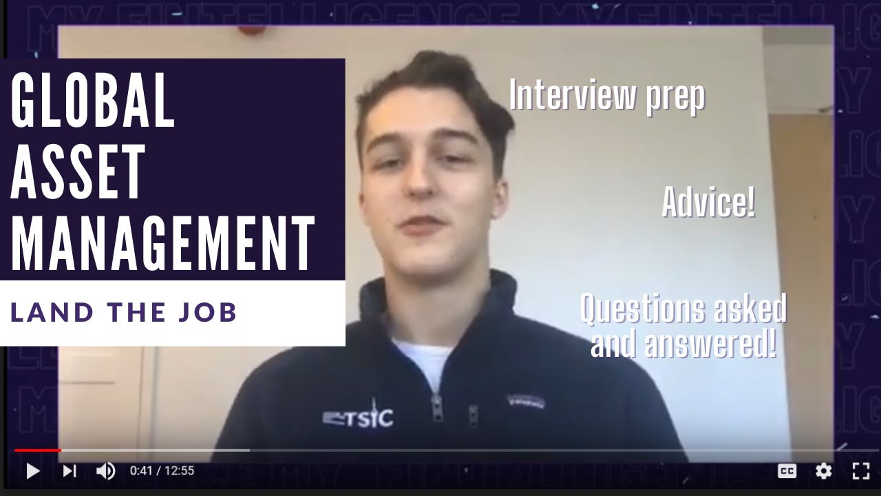 Global Asset Management Analyst - Land the Job - YouTube