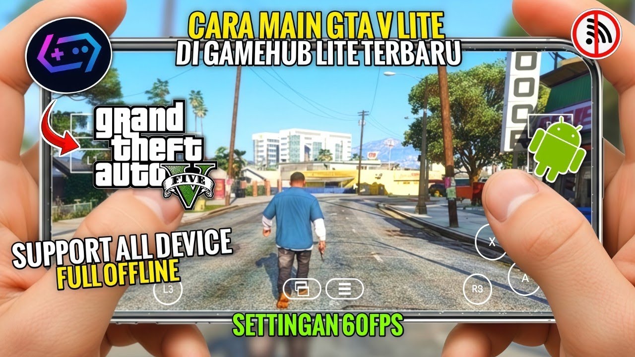 Tutorial Lengkap! Cara Pasang Dan Main Game GTA V Lite Di GameHub Lite ...