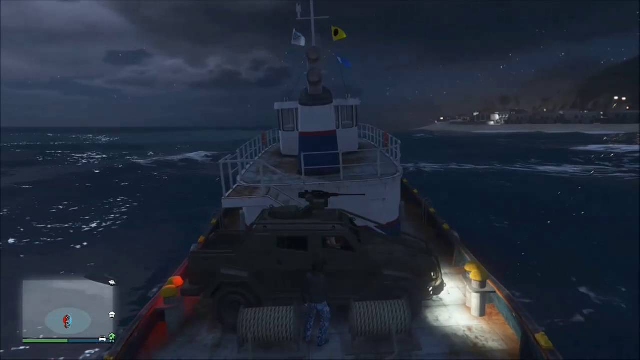 Gun Boat | Grand Theft Auto ( Tug Test 01) - YouTube