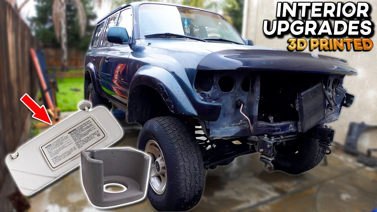 3D PRINTED Interior Mods For My Toyota Land Cruiser 80 Series! - YouTube