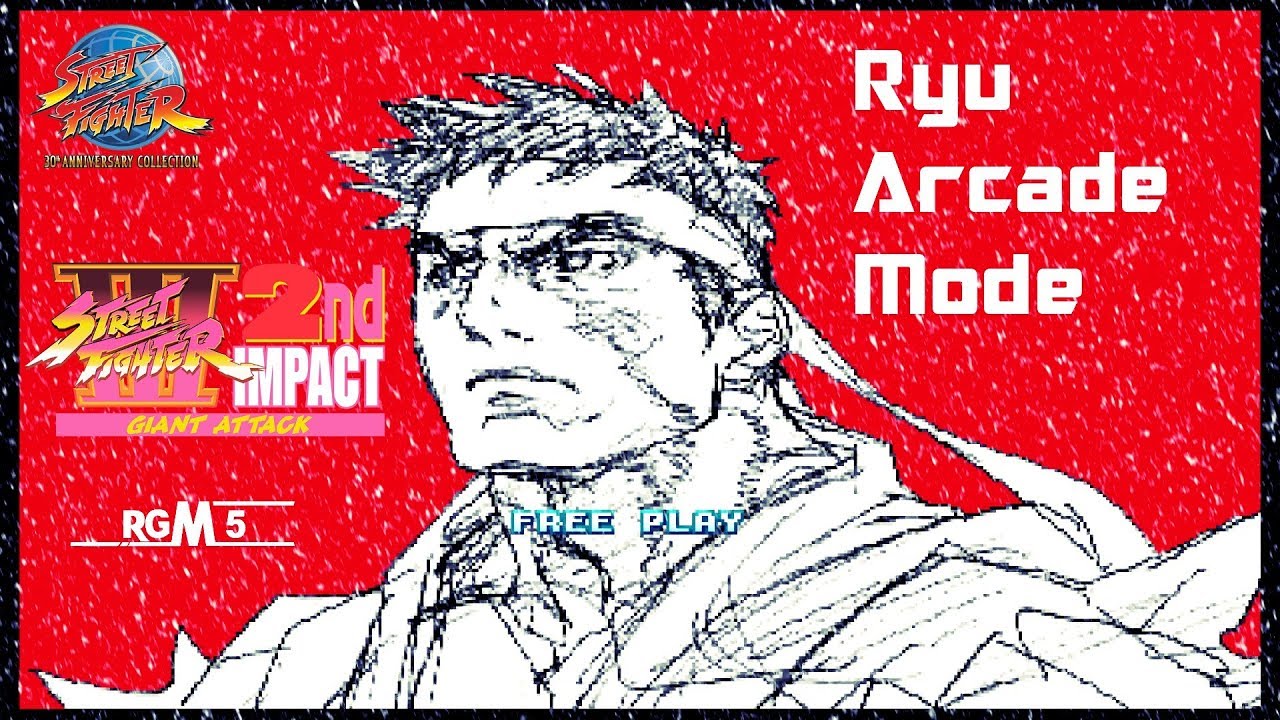 Street Fighter III 2nd Impact: Ryu Arcade Mode - YouTube