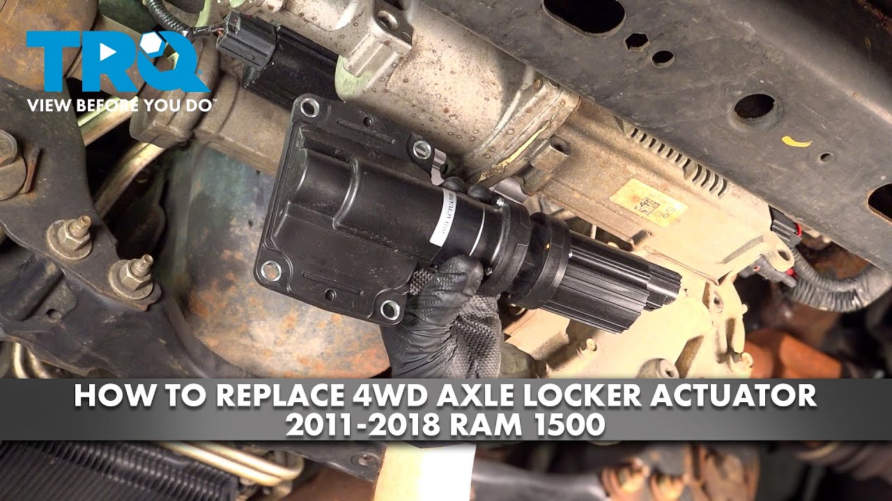 How to Replace 4WD Axle Locker Actuator 2011-2018 Ram 1500 5.7L V8 ...