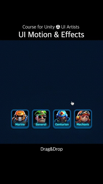 [유니티 UI 고급 코스] 드래그 앤 드롭 연출 #unity #ugui #유니티 - YouTube