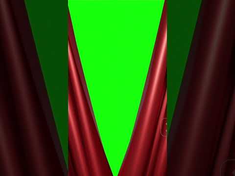 Curtain auditorium green screen