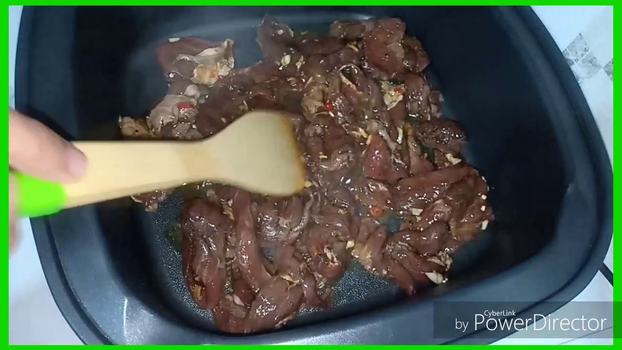 SPECIAL TAPA (carabao meat) - YouTube