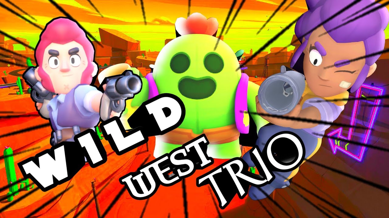 WILD WEST TRIO DUEL 👹👹👹 BRAWL STARS - YouTube