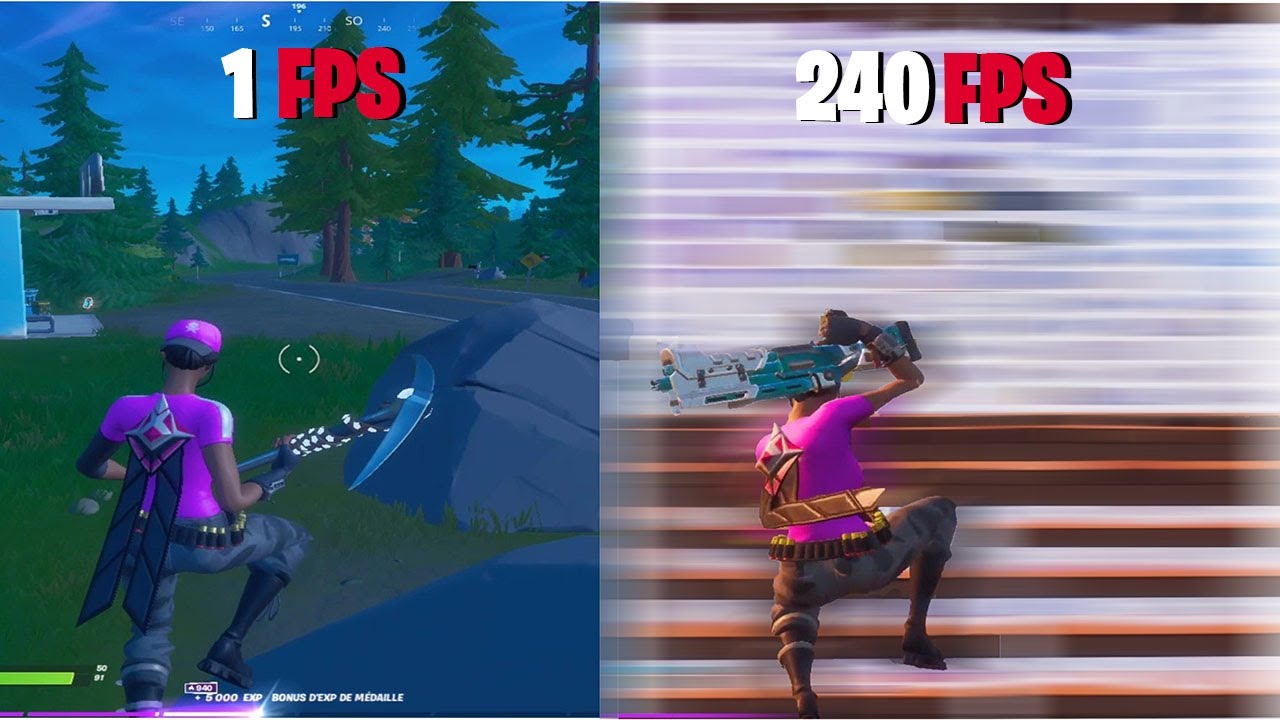 This is what playing in 240 FPS/Hz feels like in Fortnite Chapter 2 ...