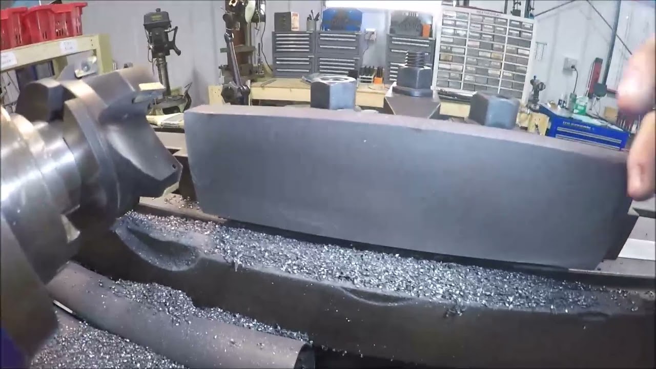 Milling a camel back straight edge casting. Part 1 - YouTube