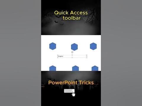 How to Open Quick Access Toolbar | Quick Access Toolbar PowerPoint ...