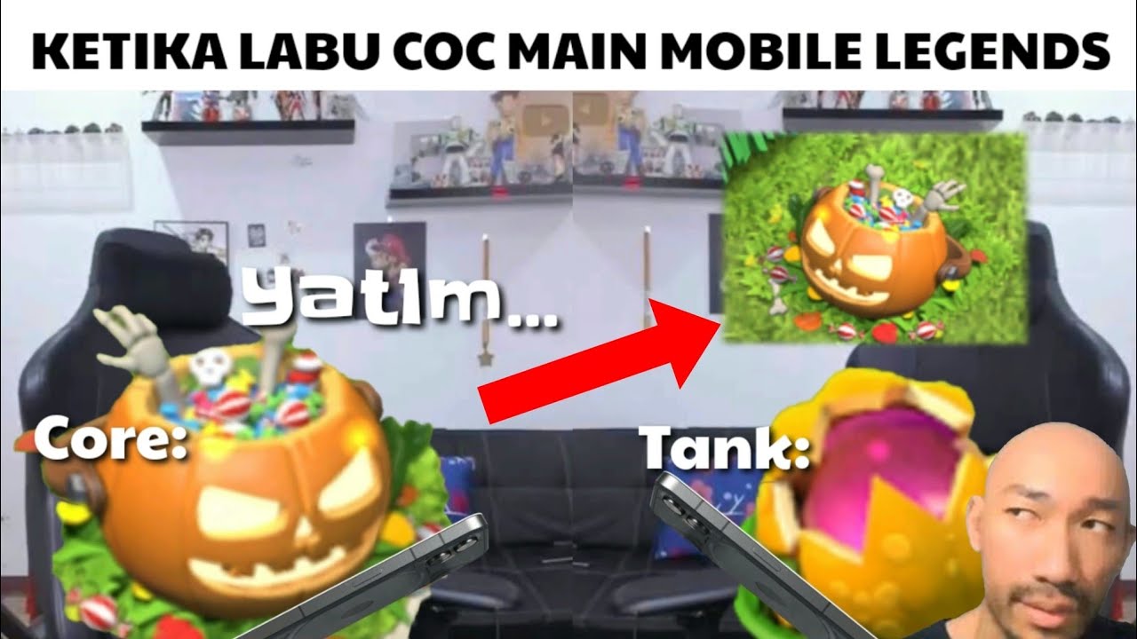 Ketika Labu COC main ML (Labu COC Teriak Jawa dan Yatim) - YouTube
