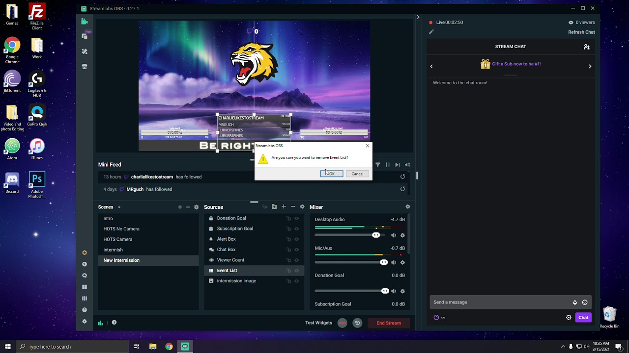 Add A Streamlabs Obs Intro Intermission Outro Youtube