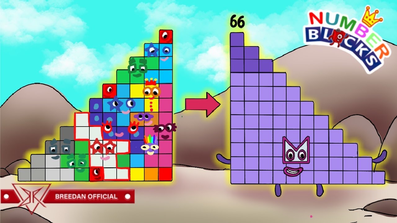 Numberblocks Puzzle Sqaure Ladder Create By Numberblock 66 As a Fanmade ...
