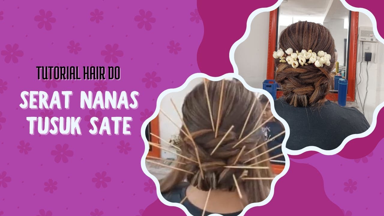 Sanggul Modern, Serat Nanas Tusuk sate, pengantin modern, hairstyle for ...