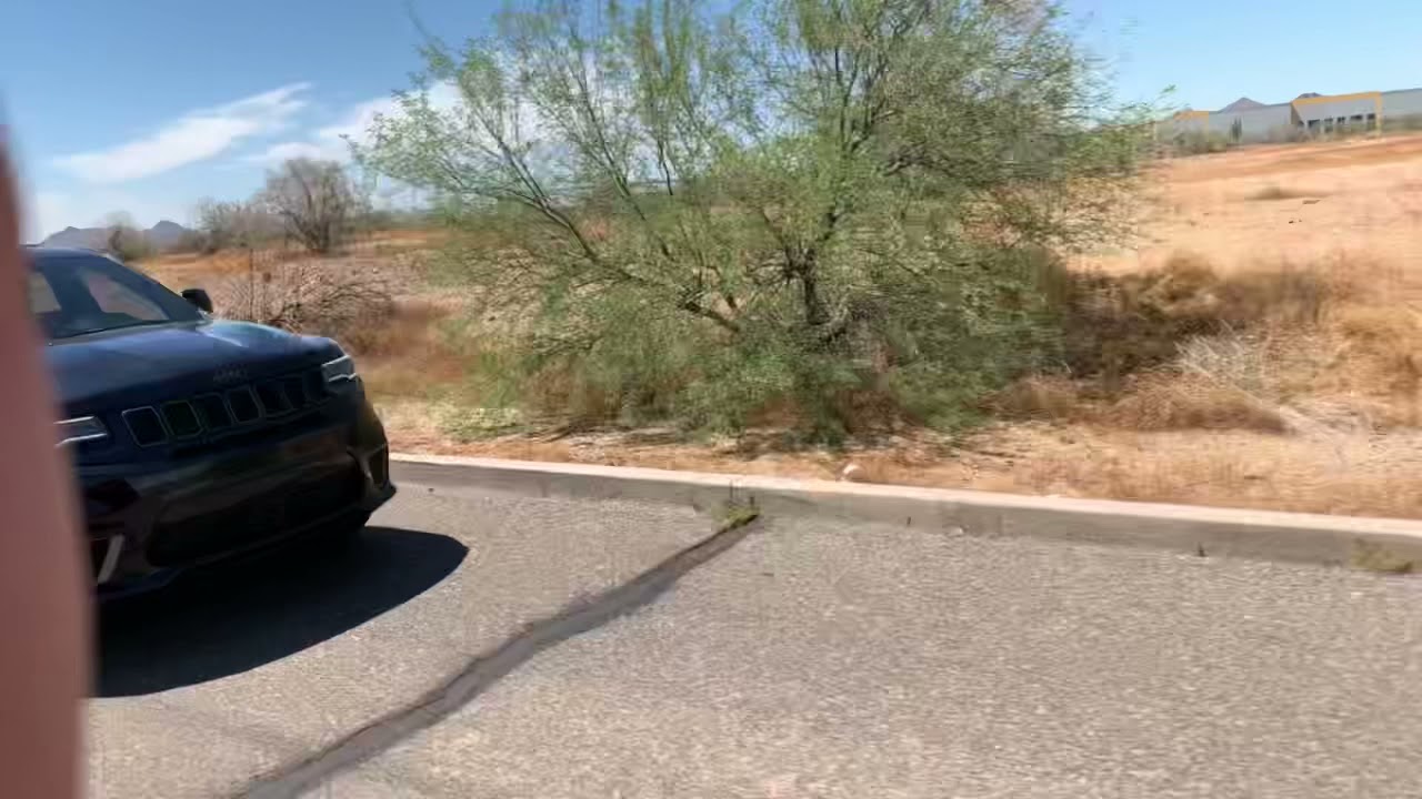 TRX Ram vs Trackhawk Jeep - YouTube