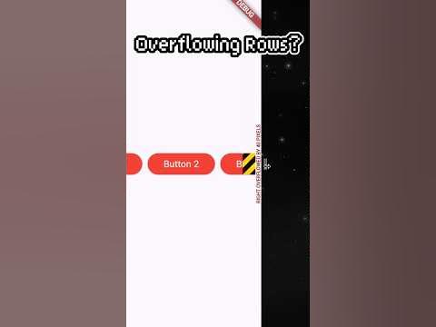 How to Fix Overflowing Rows in your Flutter app #shorts #flutter #coding - YouTube
