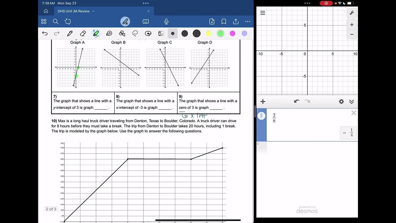 Unit 3A Review pt 1 2024 - YouTube