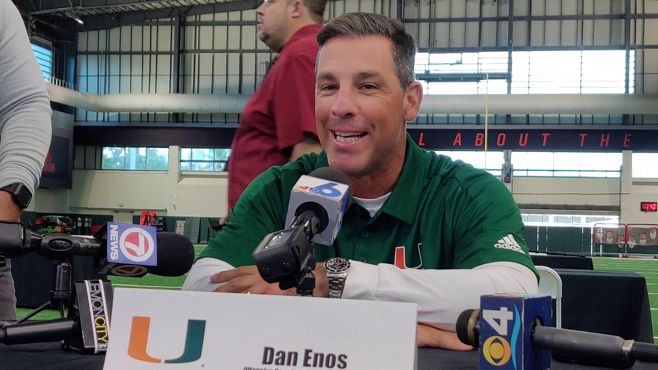 Dan Enos speaks on QBs transferring and growth - YouTube