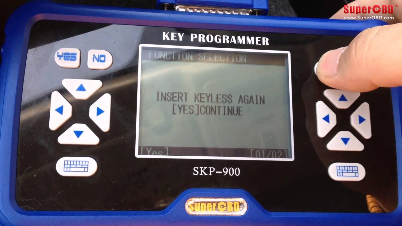 LAND ROVER FREELANDER2 SMART Key for SKP-900 Key Programmer - YouTube