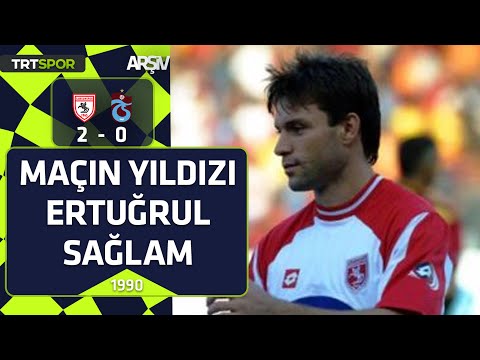 Samsunspor-Trabzonspor: 2-0 (1989-90 sezonu) Genç Ertuğrul Sağlam'dan şık gol