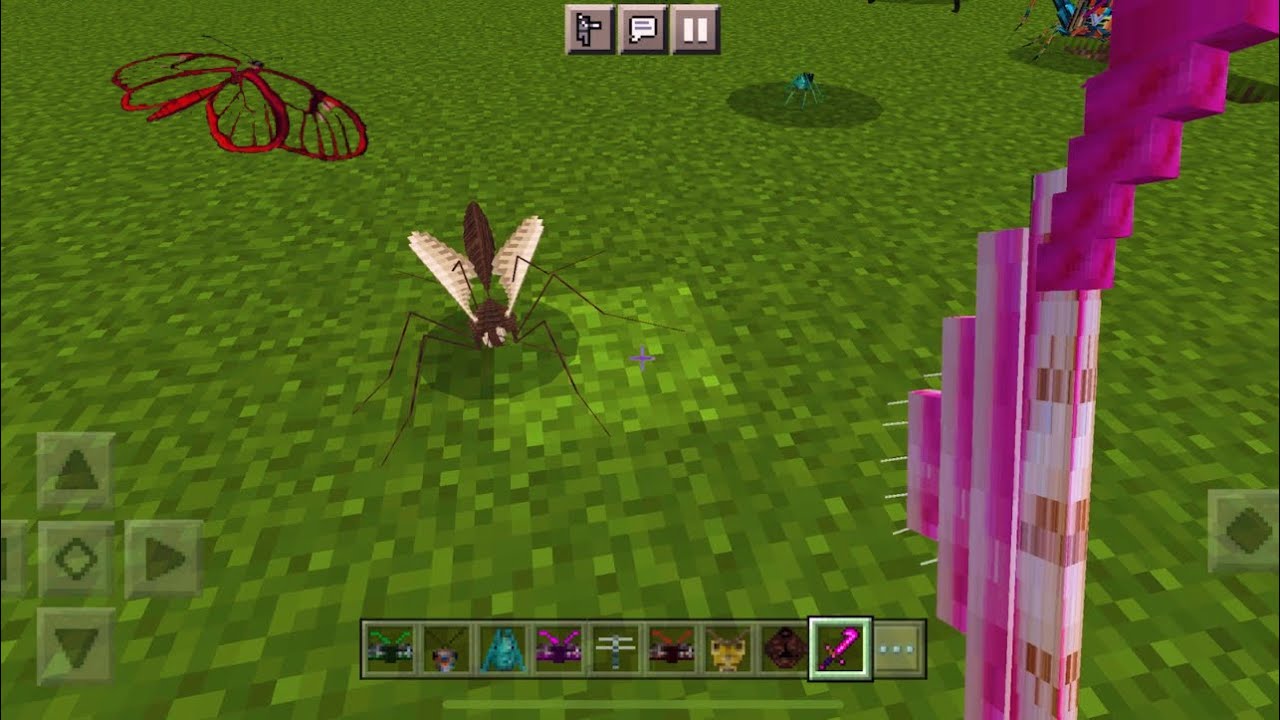 Realistic Insects MOD in Minecraft PE - YouTube